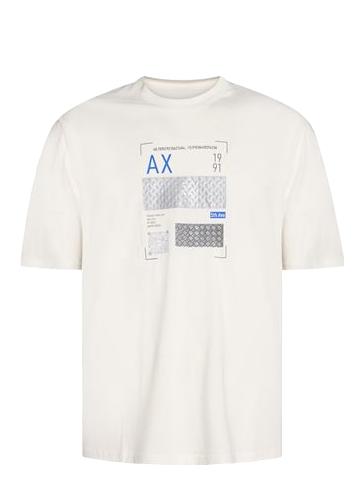 ARMANI EXCHANGE man t-shirt khaki size xl cotton